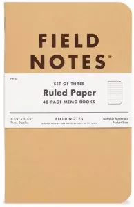 quà tặng tốt nhất cho nhà văn - sổ ghi chép từ Field Notes