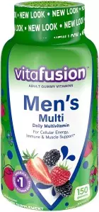 Vitafusion Adult Gummy Vitamins, лепшыя полівітаміны для мужчын