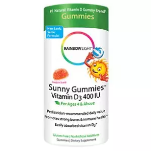 Sunny Gummies Vitamin D3 1,000 IU oleh Rainbow Light