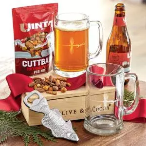 Olive & Cocoa Fly Fishing Pub Crate