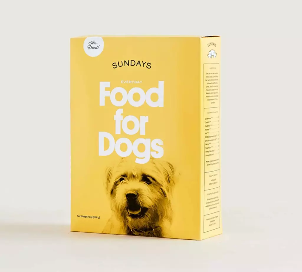 Неделна храна за кучета