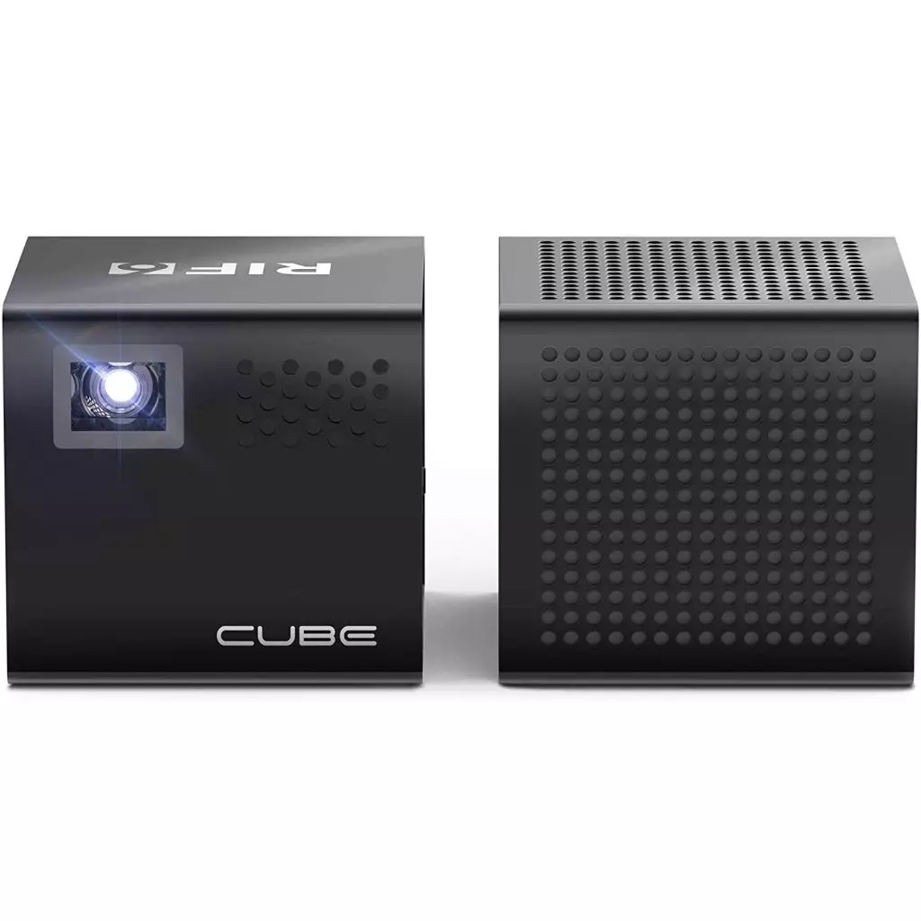 RIF6 Cube 全 LED 迷你投影仪 亚马逊