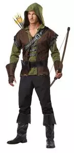 California Kostümleri Erkek Robin Hood Kostümü