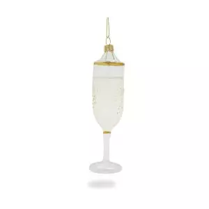 Šampanja klaasist ornament