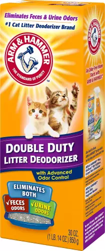 Jedlá sóda na podstielku Arm & Hammer Double Duty Deodorant na podstielku pre mačky