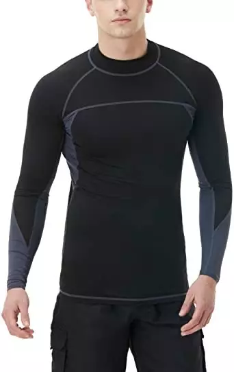 TSLA Men's UPF 50 Rashguard