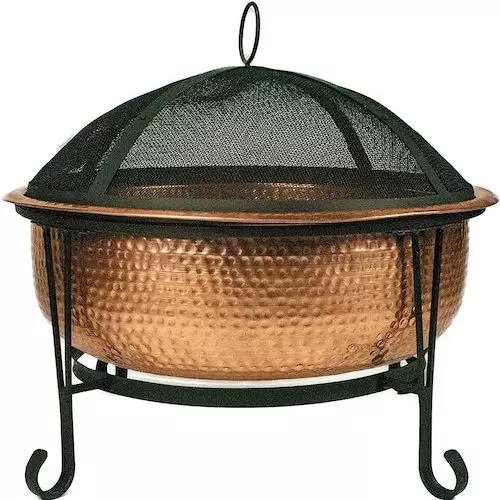 Global Outdoors Genuine Copper Fire Pit