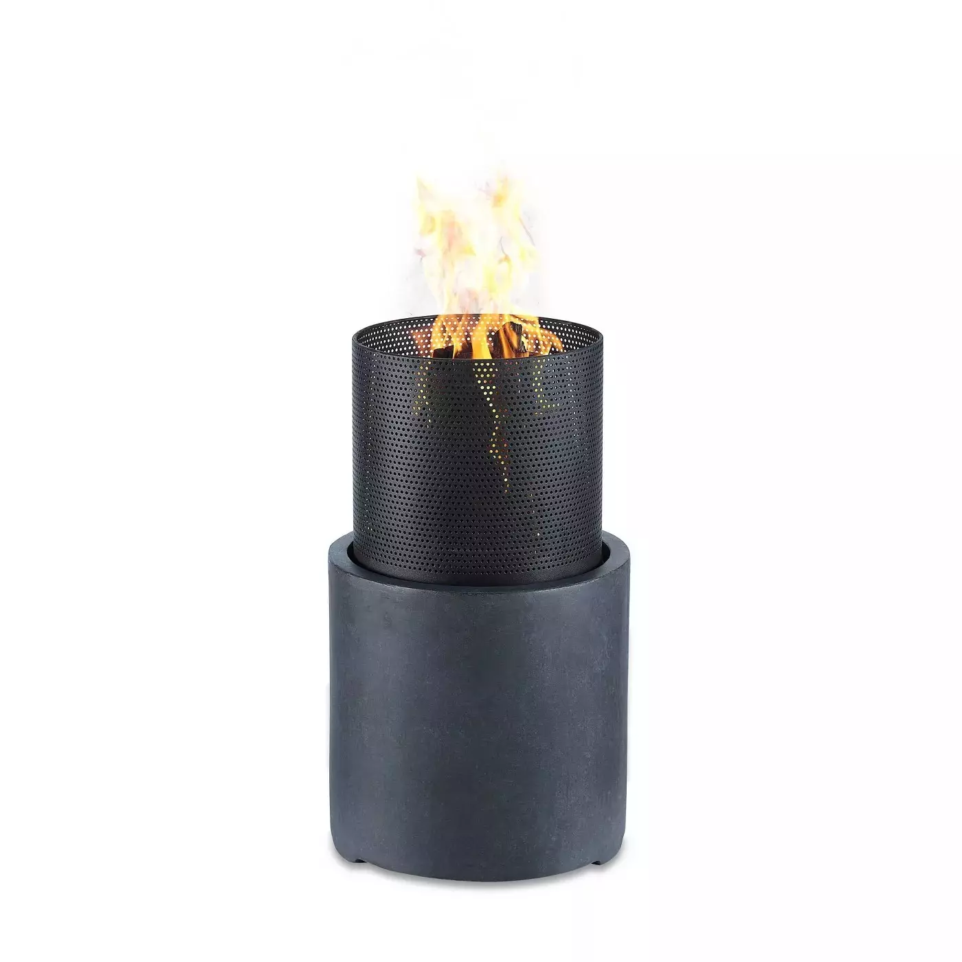 Gropa zjarri me kolona prej guri artificial për djegien e drurit në natyrë, gropat më të mira të zjarrit prej metali