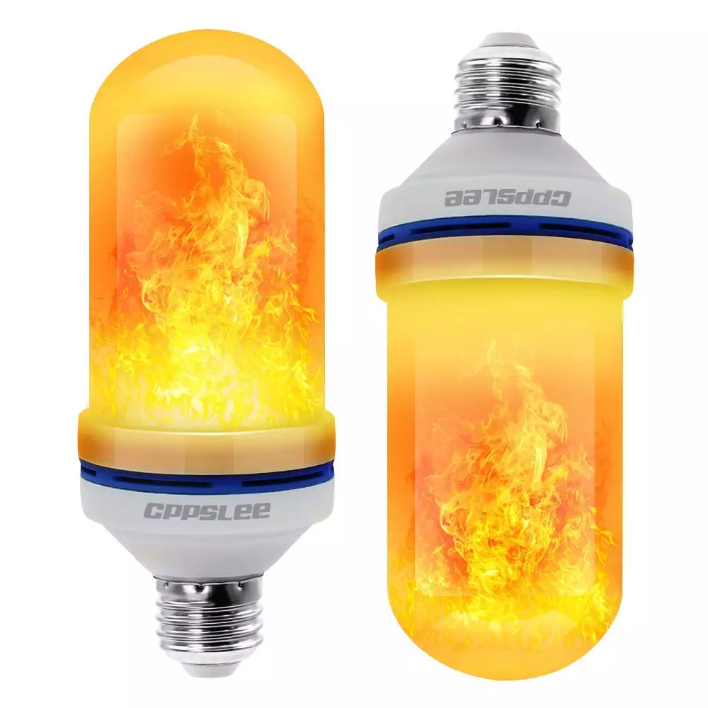 CPPSLEE LED Flame Effect Light Bulb Amazon