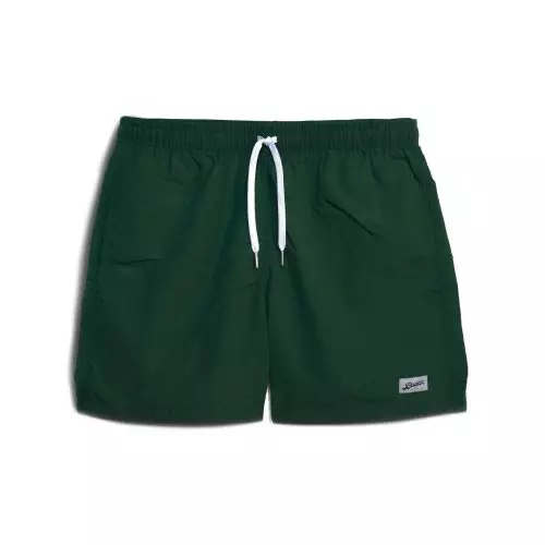 Bather Solid Pine Swim Trunks