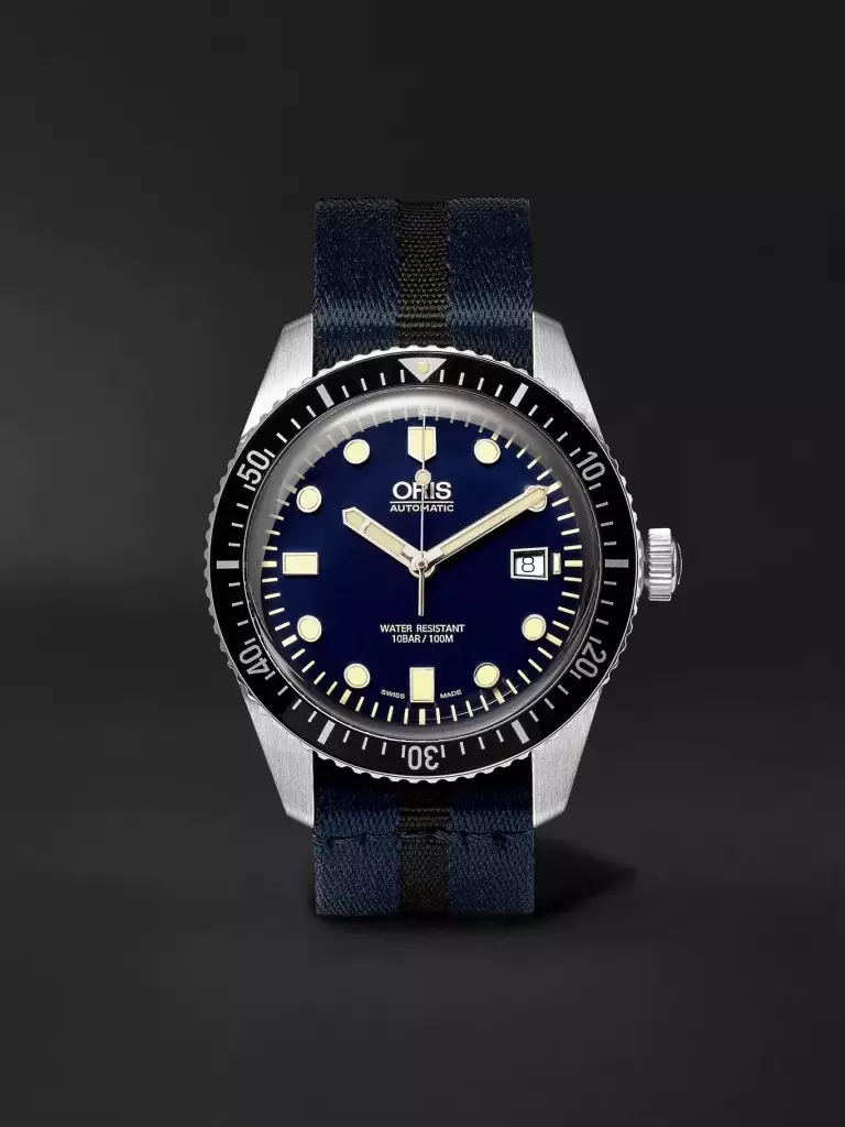 Orris-Divers-Sixty-Five-Automatic-42mm-RVS-canvas-horloge