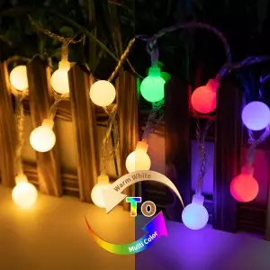 Minetom 33Ft 100 LED Globe Ball String Lights