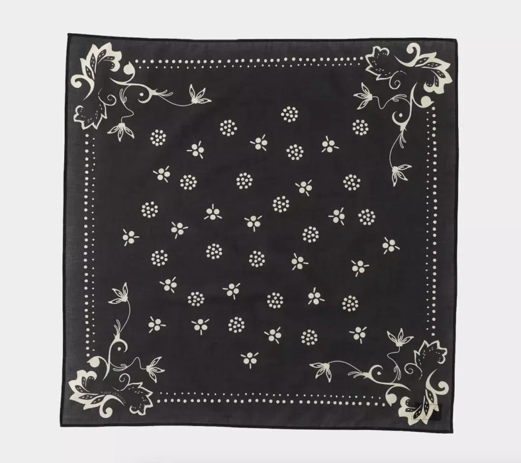 Nudie Jeans Swart Bandana