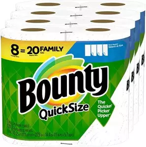 bounty papirnati ubrusi za brzu veličinu