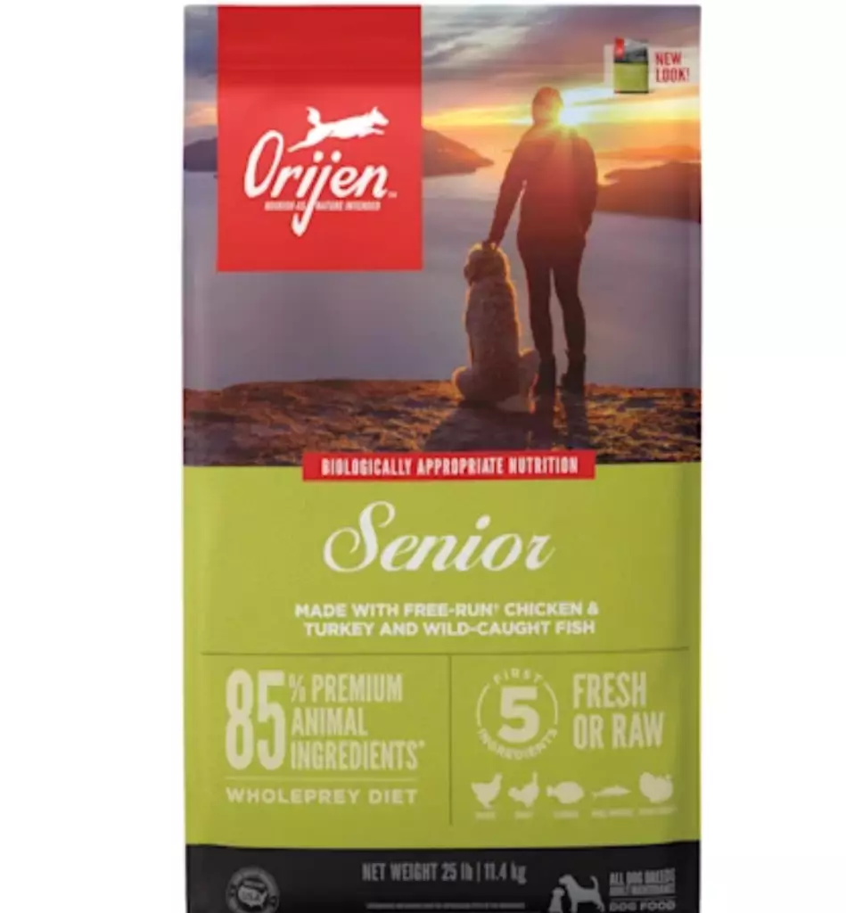 Orijen Grain-free Senior Trockenfutter für Hunde von Champion Petfoods – bestes Hundefutter