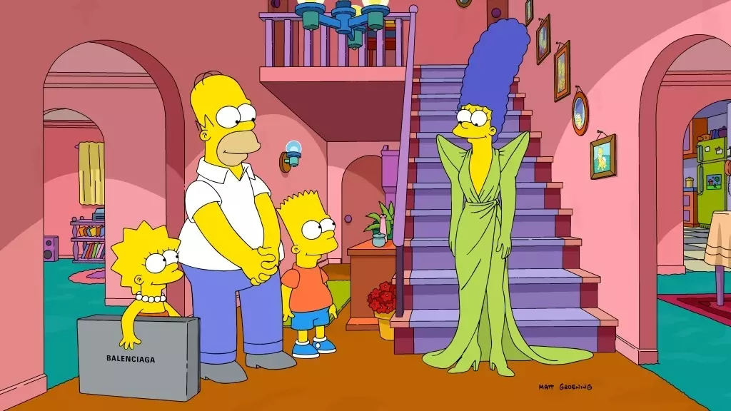 Marge Simpson w balenciaga