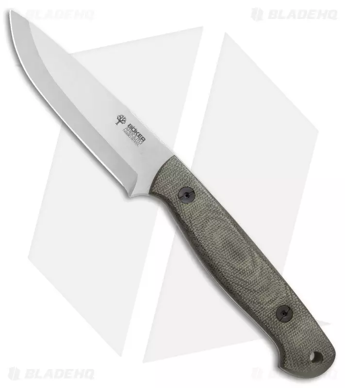 Boker Arbolito Bushcraft Micarta fastur blaðhnífur