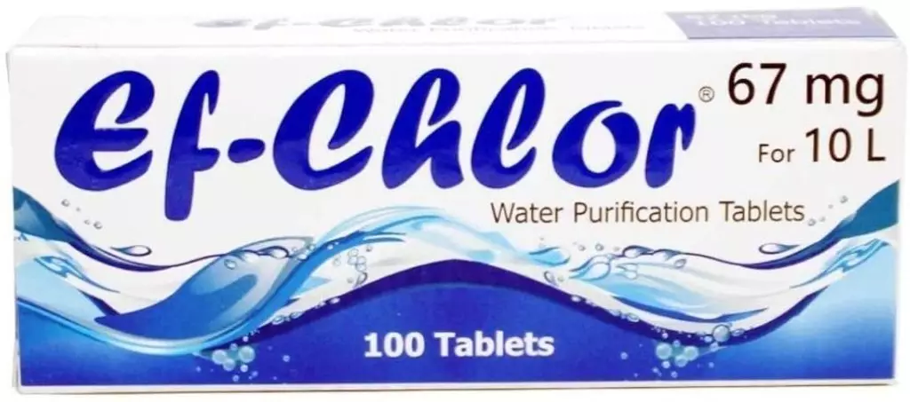 tablety na čištění vody ef chlor tablety