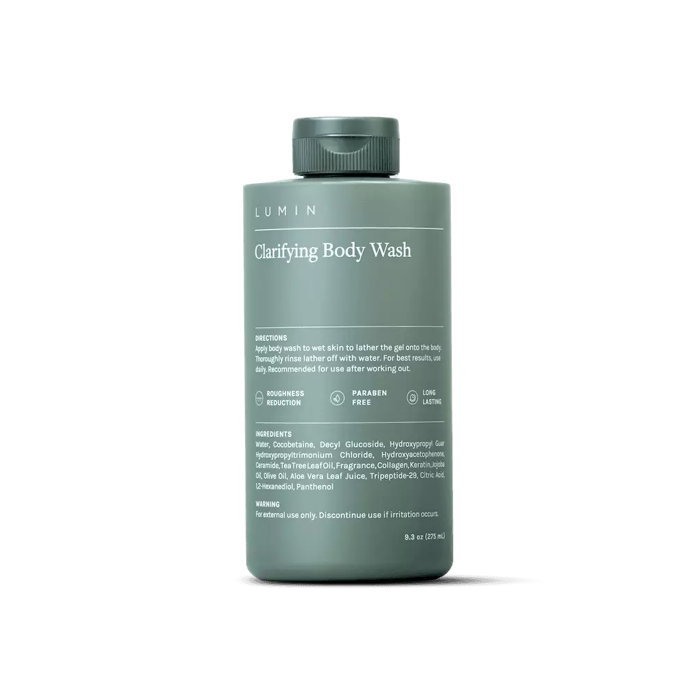 Lumin Clarifying Body Wash; ទឹកតែមែកធាងលាងខ្លួនល្អបំផុត