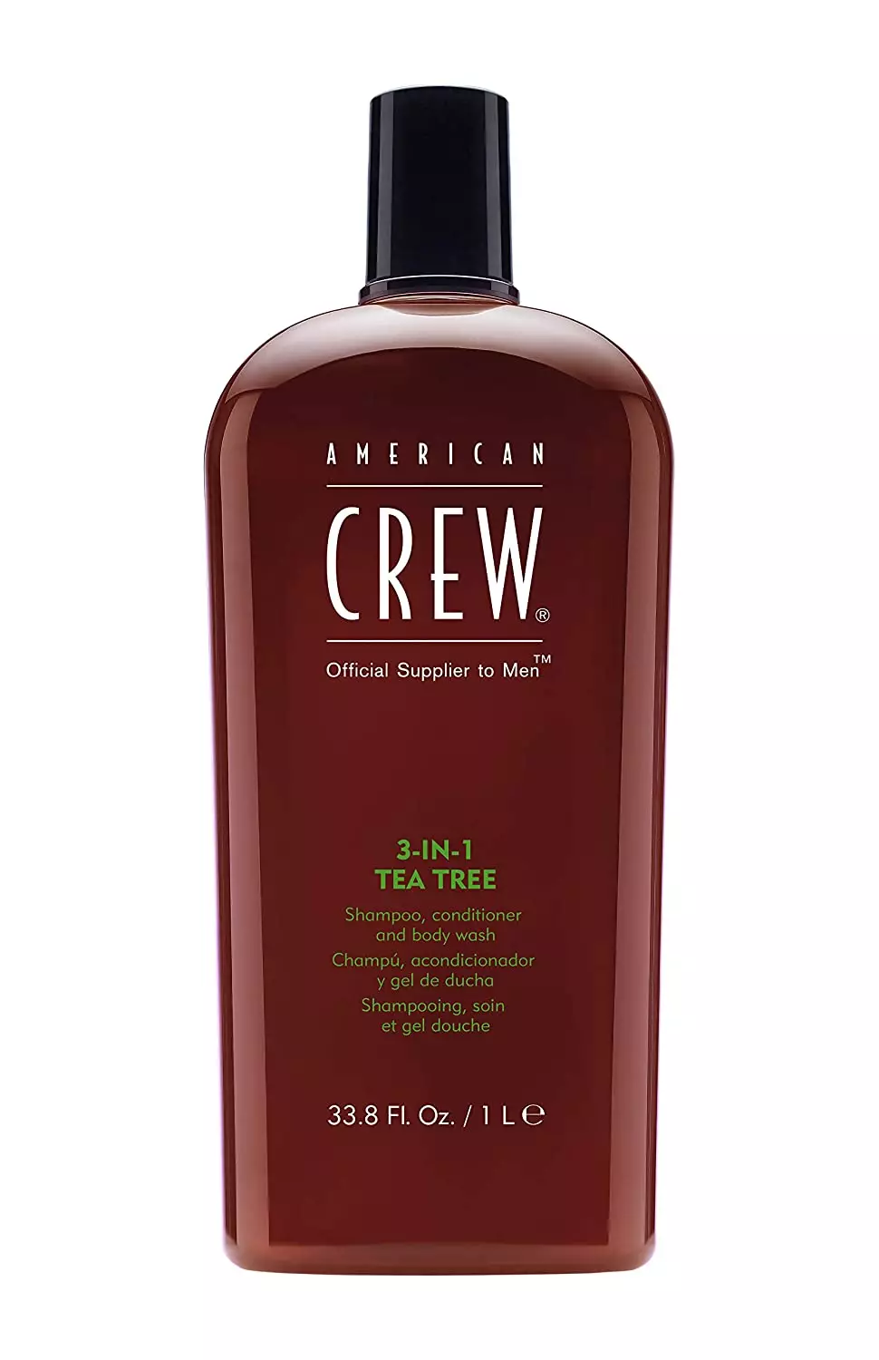 American Crew 3-in-1 Tea Tree Shampoo, Conditioner and Body Wash; ទឹកតែមែកធាងលាងខ្លួនល្អបំផុត