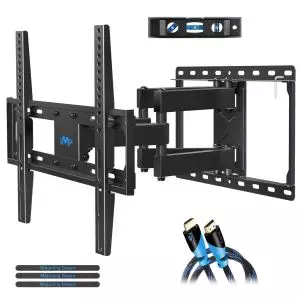 mounting dream full motion tv wall mount on a white background
