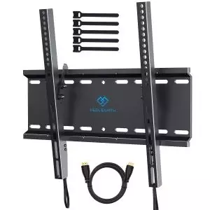 perlesmith tilting tv mount wall mount on a white background