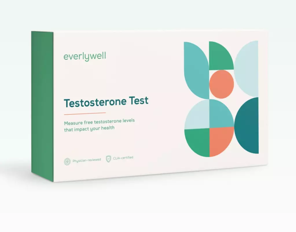Test na testosterón Everlywell, doplnky na testosterón