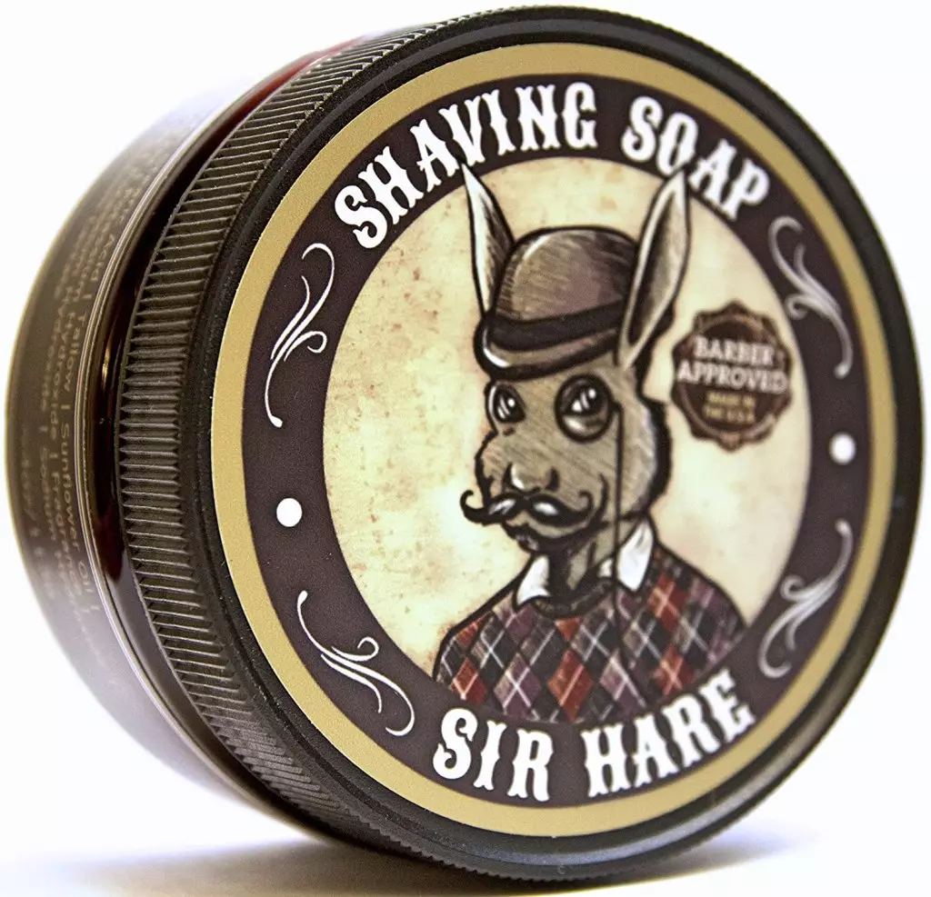 Sir Hare Premium Skeerseep vir mans