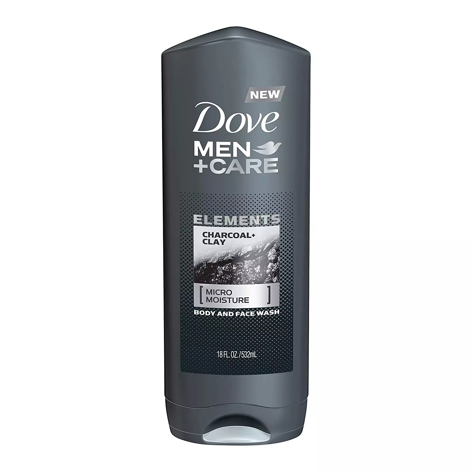 Dove Men+Care Elements ogļu māla ķermeņa mazgāšanas līdzeklis