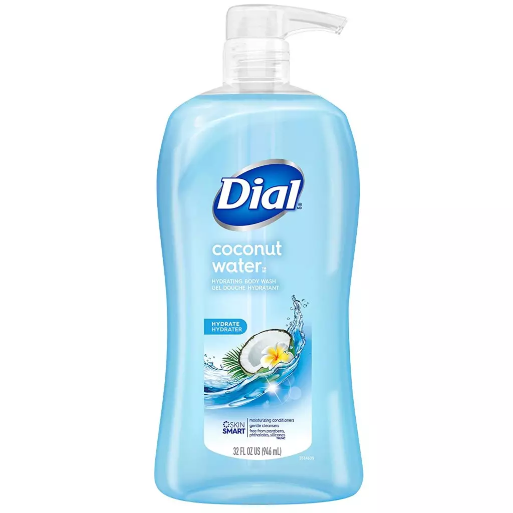 Dial Coconut Water Body Wash ជាទឹកលាងសម្អាតរាងកាយដែលល្អបំផុតប្រឆាំងនឹងបាក់តេរី