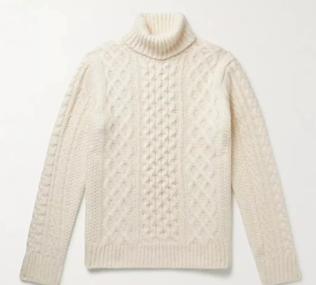 Alex-Mill-Cable-Knit-Rollneck-毛衣
