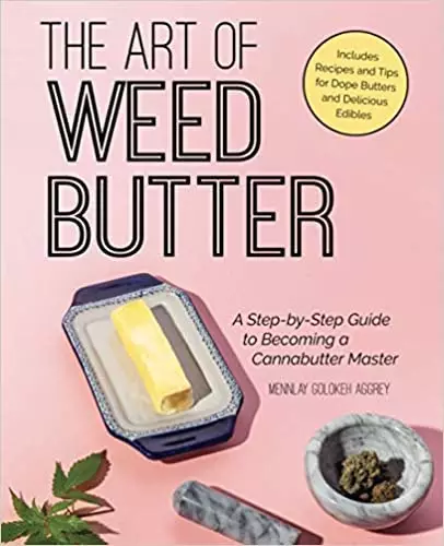 umenie marihuanových kuchárskych kníh z masla