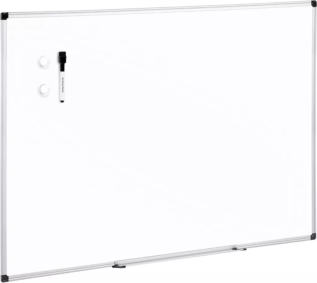 Amazon Basics Magnetic Dry Erase White Board