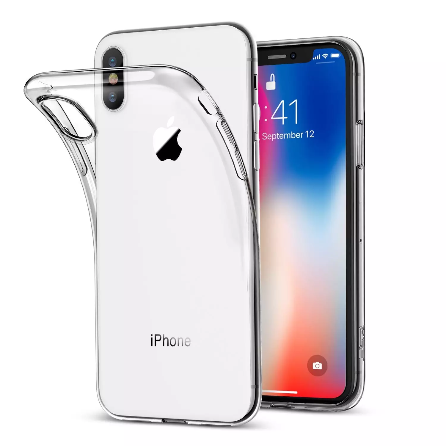 Clear gel iphone x case