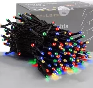 Luzes decorativas de Natal para iluminação doméstica, como pendurar luzes de Natal