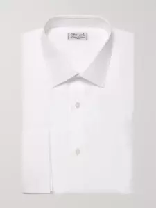 camisa de vestir blanca per a home