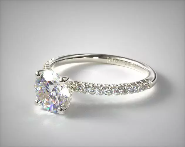 詹姆斯艾伦钻石订婚戒指