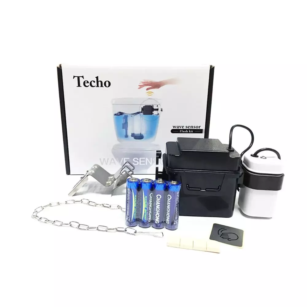 Touchless Toilet Flush Kit Techo