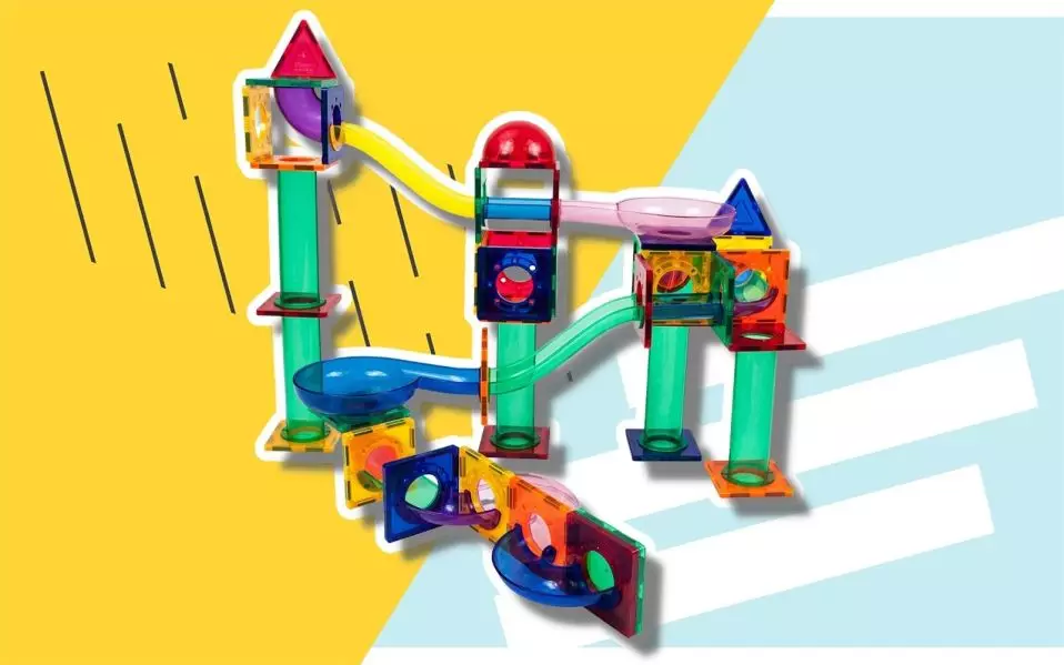 PicassoTiles Marble Run Race Track