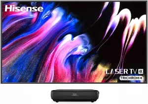 අඟල් 100 Hisense 4K ලේසර් ට්‍රයික්‍රෝමා ප්‍රොජෙක්ටරය