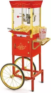 nostalgia concession vintage professional popcorn cart