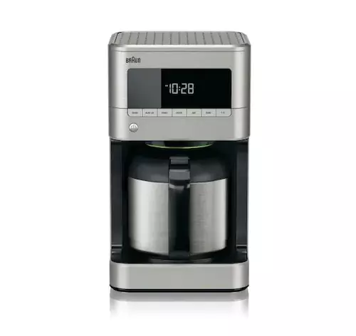 Braun Brew Sense 10-kopper rustfrit stål dryp kaffemaskine med termisk karaffel