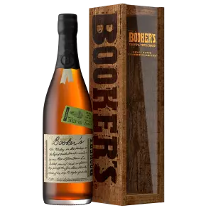 Booker's butelis ir dėžutė