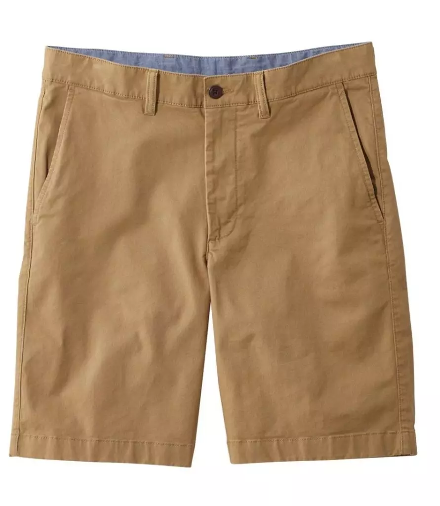 L.L.Bean Lakewashed® raztegljive kaki kratke hlače