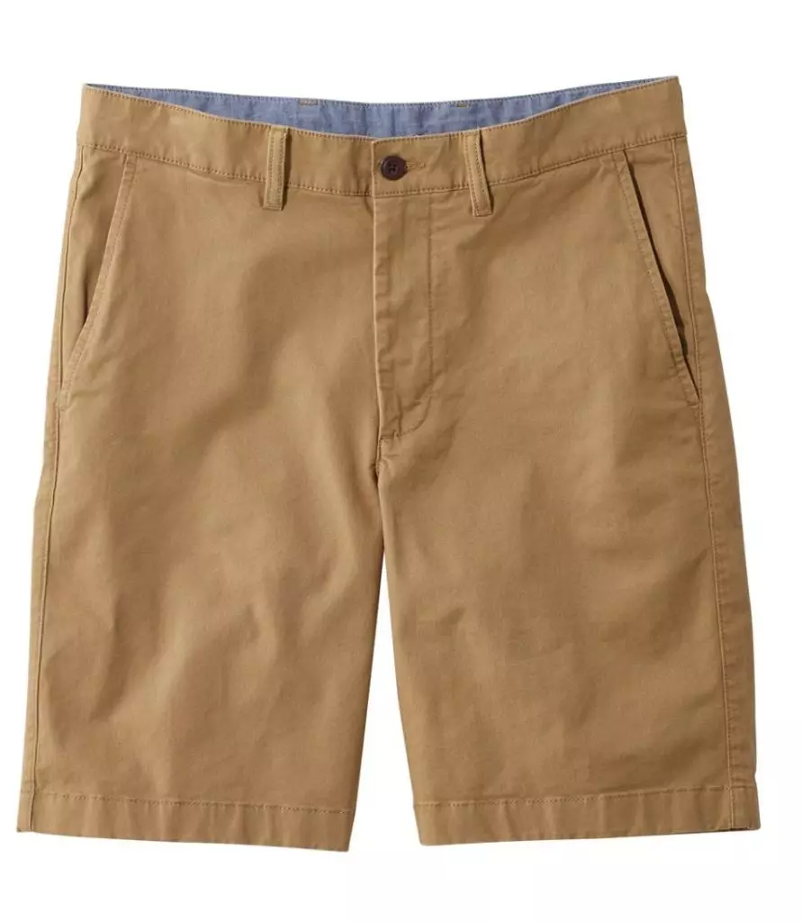 L.L.Bean Lakewashed® ストレッチ カーキ ショーツ