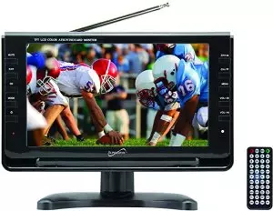 hordozható televízió SuperSonic hordozható széles képernyős LCD kijelző