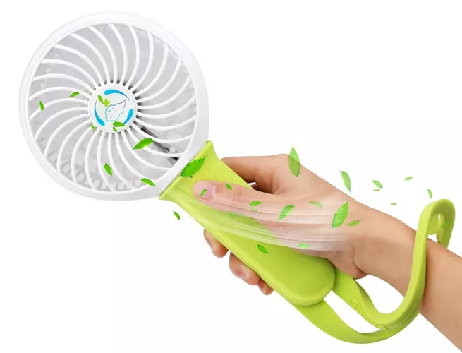 Ashbringer Personal Mini Handheld Fan, Multi-Function Portable Stol Fan