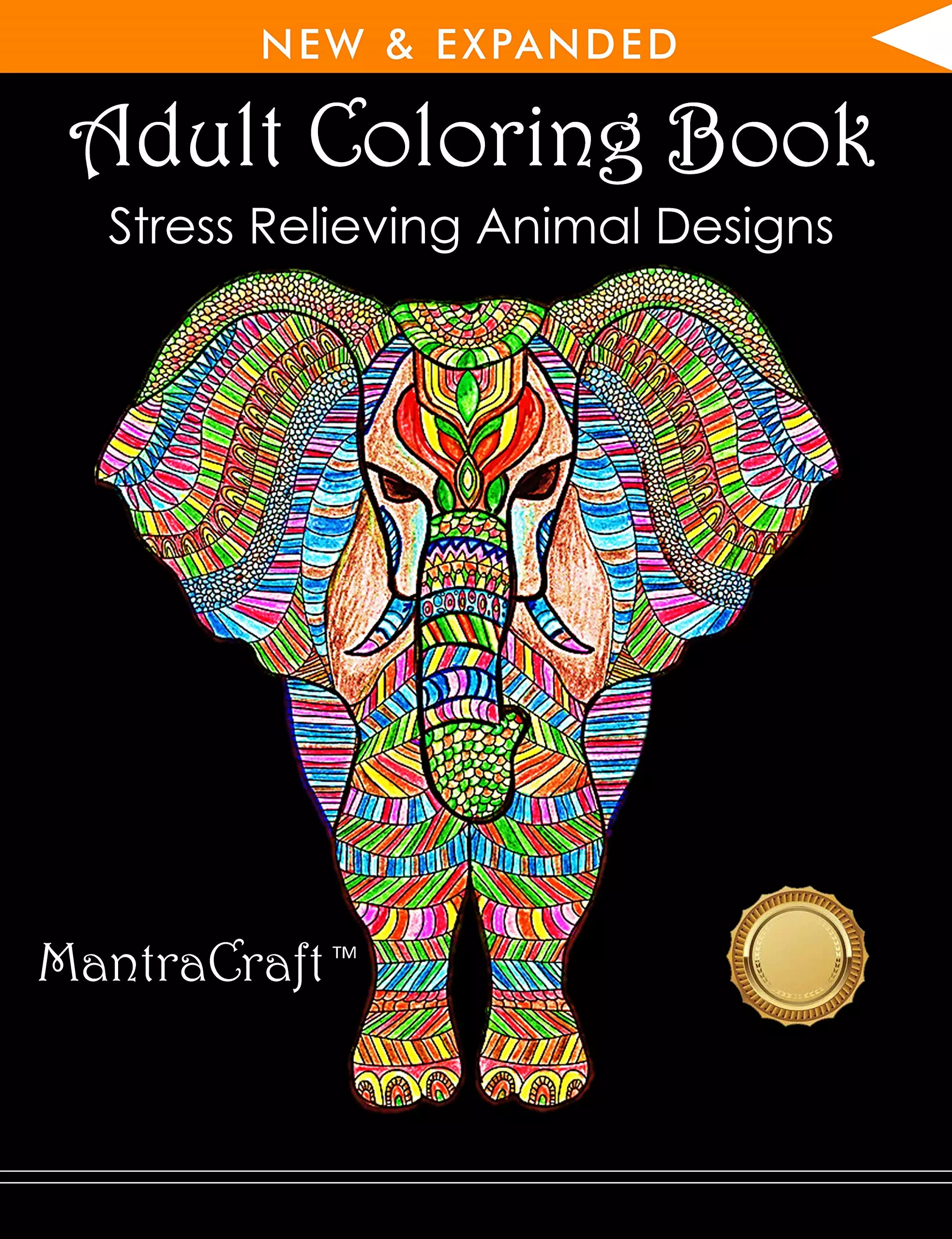 vanhu vakuru vanoisa mavara booAdult Coloring Book: Stress Relieving Animal Designs