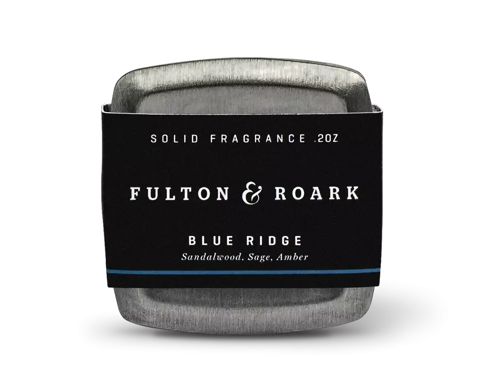 Fulton & Roark Blue Ridge Solid Cologne; පිරිමින් සඳහා හොඳම අලංකාර තෑගි