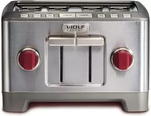 Wolf Gourmet 4-Chimedu Extra-Wide Slot Toaster